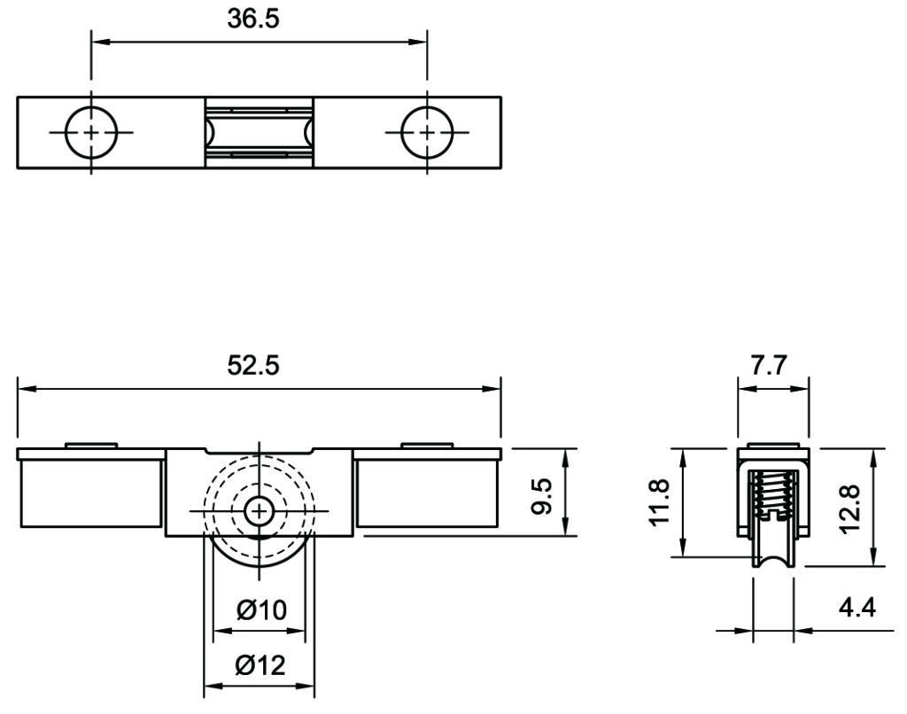 334 L SHOWCASE ROLLER CONCAVE LARGE - ULIH TIDE ENTERPRISE CO., LTD.
